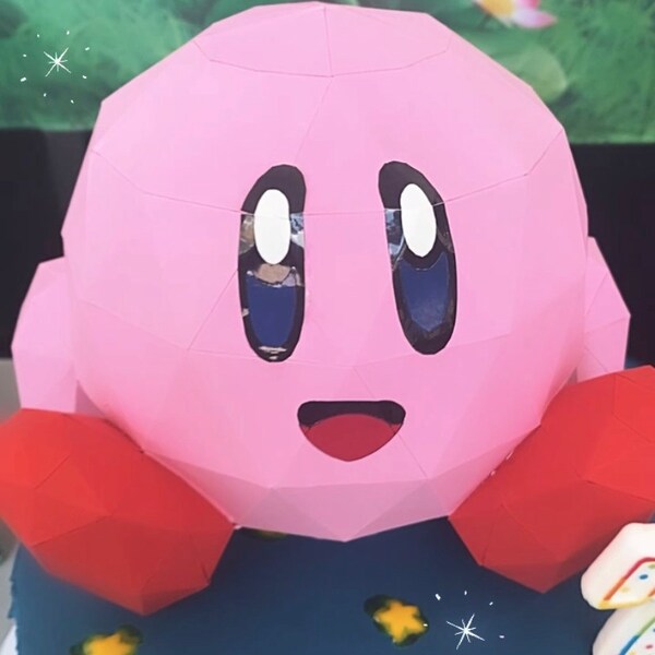 Kirby Papercraft Template A4 - Etsy