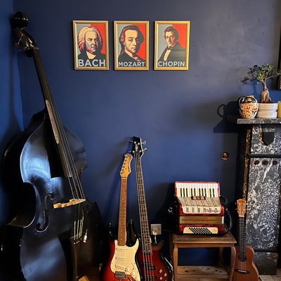 Johann Sebastian Bach Original Art Print Photo Poster Gift Wall Decor ...