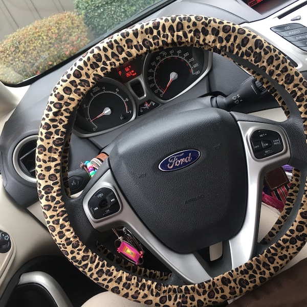 Animal Print Wheel Cover /leopard Wheel Cover /seat Belt and Key Chain ...