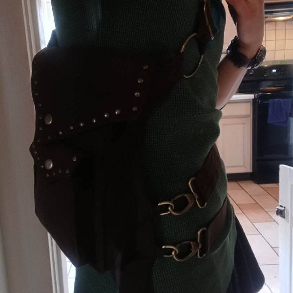 Raven Utility Belt V2~ Mishu ~ Utility Belt , Larp Belt , Canvas ...
