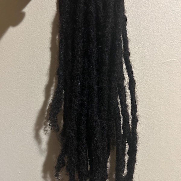 100 LOCS Human Hair Loc Extensions ,permanent Human Hair Dreadlock ...