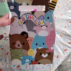 Squish Party Theme, Favor Box - Etsy