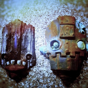 Steampunk Robot Sculpture Copper Finish & Patina Bronze Details ...
