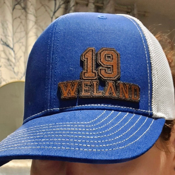 Custom Hat With Jersey Number and Name Personalized Hat for Football ...