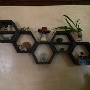 Hexagon Shelves Wall Beehive Bee Honeycomb Shelf Decor - Etsy