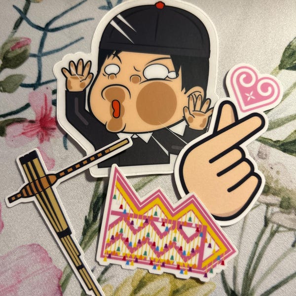 Hmong Chibi Die-cut Stickers, Hmong Sticker, Hmong Clothes, Hmong ...