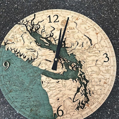 Lake Livingston Wood Carved Topographic Depth Chart / Map - Etsy