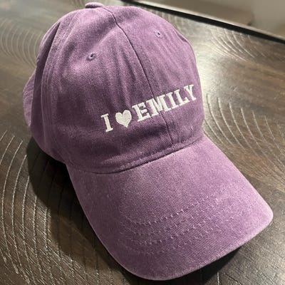 Custom Hat Embroidered Hat Initial Cap Personalized Ball Cap Custom Hat ...
