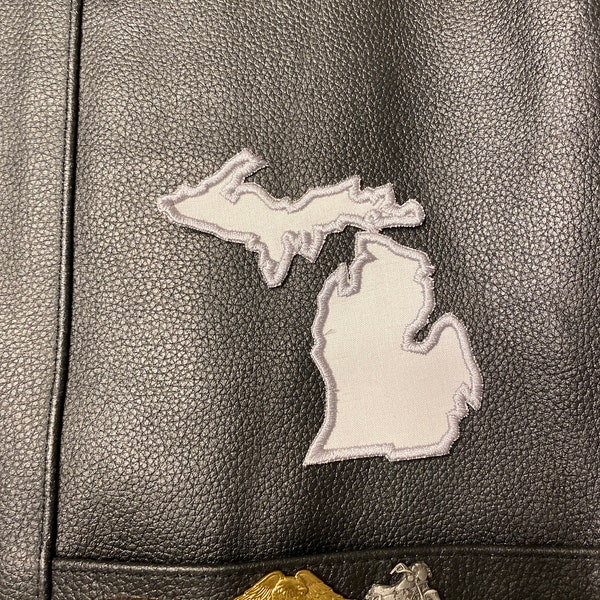 Michigan State Patch! Any Color! Custom Made! - Etsy