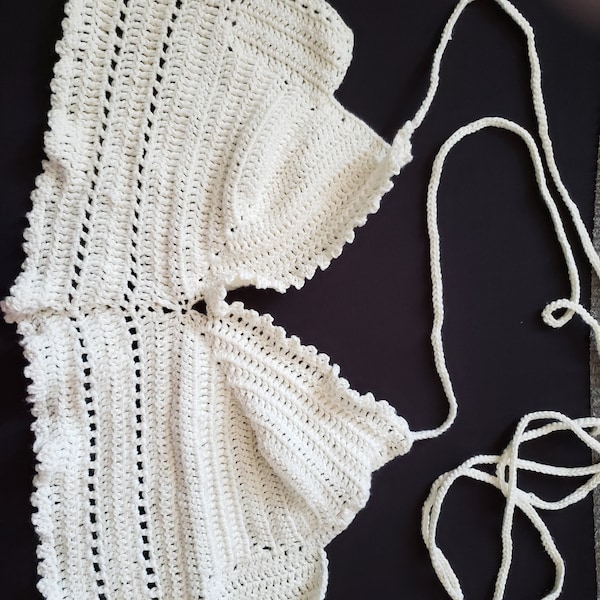 Crochet PATTERN | Callisto Crop Top Crochet Pattern | Women's Halter ...