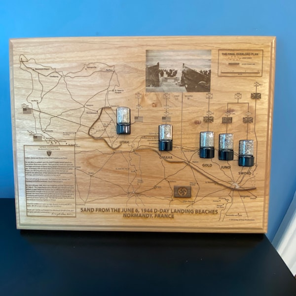 Iwo Jima Sand Map: WWII USMC Relic, Volcanic Ash, Landing Plan - Etsy