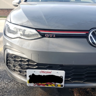 2022-2024 MK8 GOLF GTI License Plate Holder - Etsy