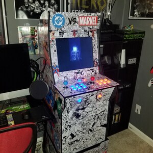 Arcade1up Cabinet Kickplate Front Riser Graphics Tempest | Etsy