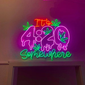 Custom Logo Design Metal Wall Art LED Light Personalized Business Logo ...