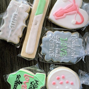 IVF in Vitro Cookies 1 Doz - Etsy