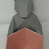Geometric Papercraft Sabertooth Cat Low Poly Animal - Etsy