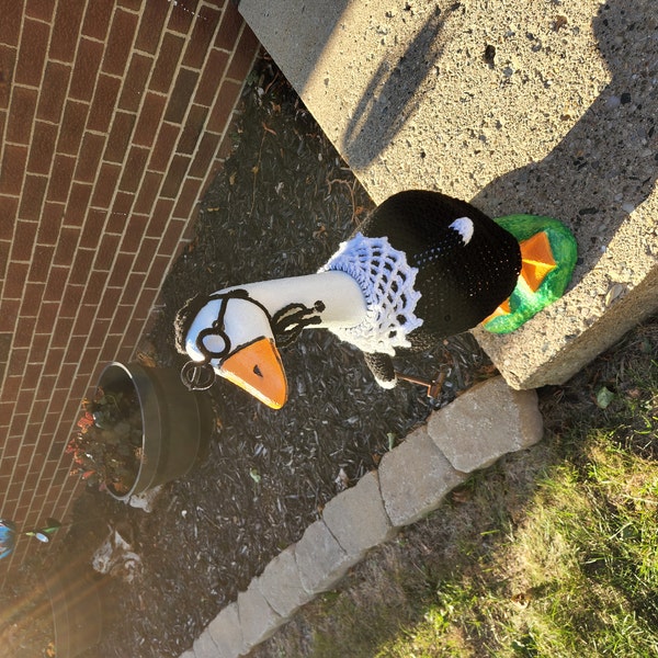 Justice Ginsburg Goose Geese Outfit Crochet Federal Judge Lawn Goose ...