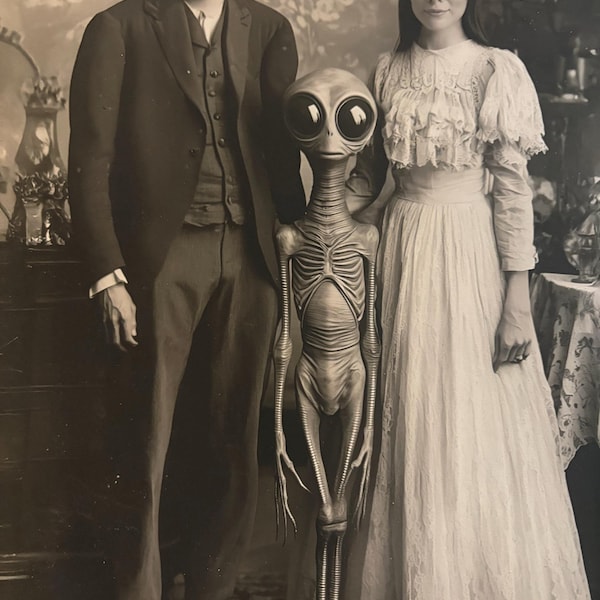 Custom Explorer Portrait With Cryptid, 1890s Wilderness Art for ...