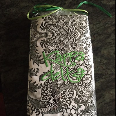 Delta Zeta Gold Metallic Script Frame - Etsy