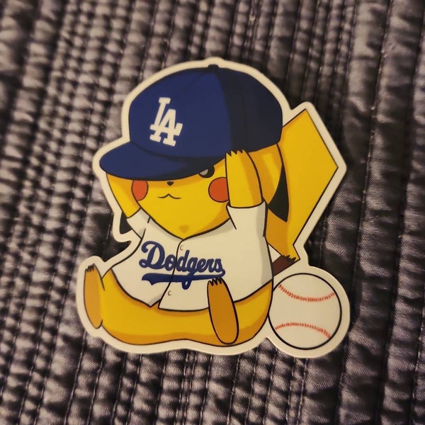 Labubu Dodgers Winking Sticker - Etsy