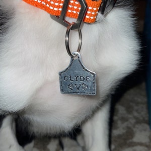 XL Cattle Tag Dog Tags for LARGE Breeds - Etsy