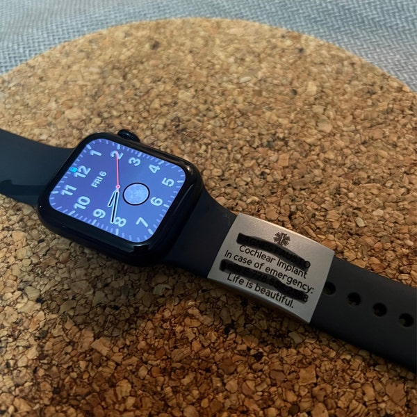 Medical Alert Watch Band, Medical Id Tag, Medical Alert Bracelet ...