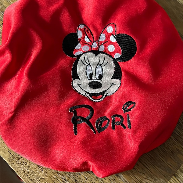 Custom Embroidered/satinlined/hair Bonnet/personalized W/name/teen ...