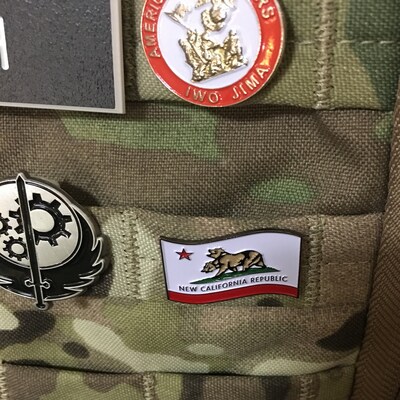 Fallout NCR Flag Enamel Pin RESTOCKED - Etsy