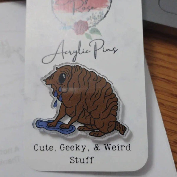 Squonk Pin, Cryptid Pin, Cryptid Pin Set, Acrylic Pin, Cryptid Core ...