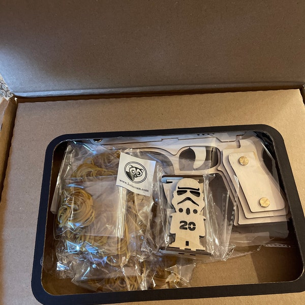 Darth Vader Star Wars Inspired Shooting Targets for Rubberband Guns or ...