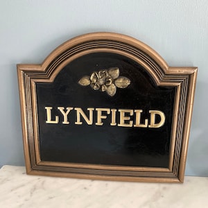 Vintage House Sign.traditional Style English, Country House Wall Plaque ...
