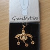Ancient Minoan Gold Bees Pendant, Crete Bees Museum Replica Necklace ...