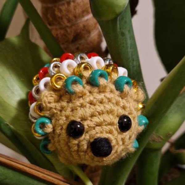 Beaded Fidget Hedgehog Crochet Pattern Crochet Fidget Toy Fidget ...