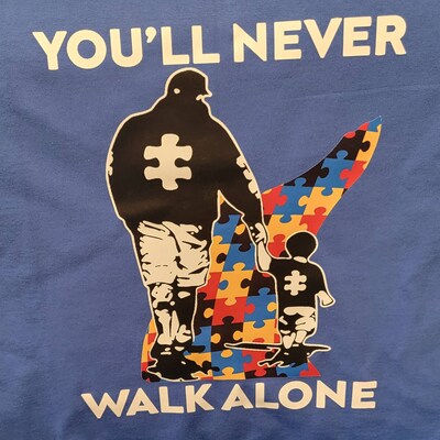 You'll Never Walk Alone Svg, Puzzle Piece Svg, Autism Support Svg, 2nd ...