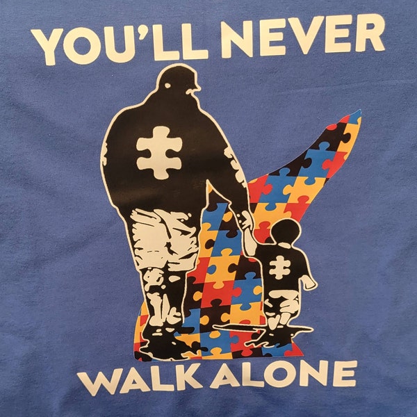 You'll Never Walk Alone Svg, Puzzle Piece Svg, Autism Support Svg, 2nd ...