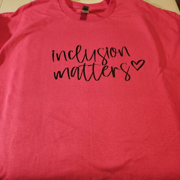 Inclusion Matters SVG Design - Kindness SVG for Cricut - You Matter SVG ...