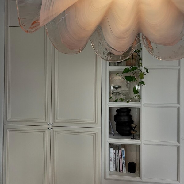 Vintage Murano Glass Swirl Filigree Table Lamp | Venini Style Retro ...