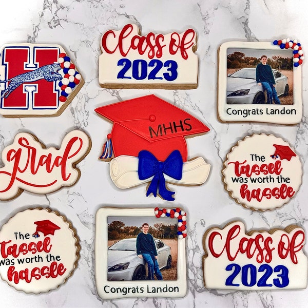 Class of or Graduation Year Cookie Cutter and Fondant Cutter and Clay ...