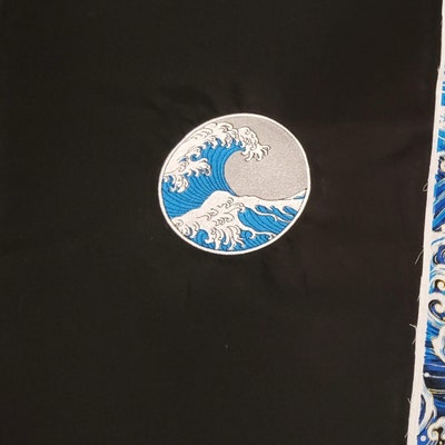 Hokusai the Great Wave Machine Embroidery Design / Kanagawa Wave Ocean ...