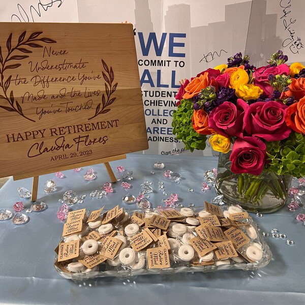 Happy Retirement Cutting Board, Retirement Cutting Boards, Retirement ...