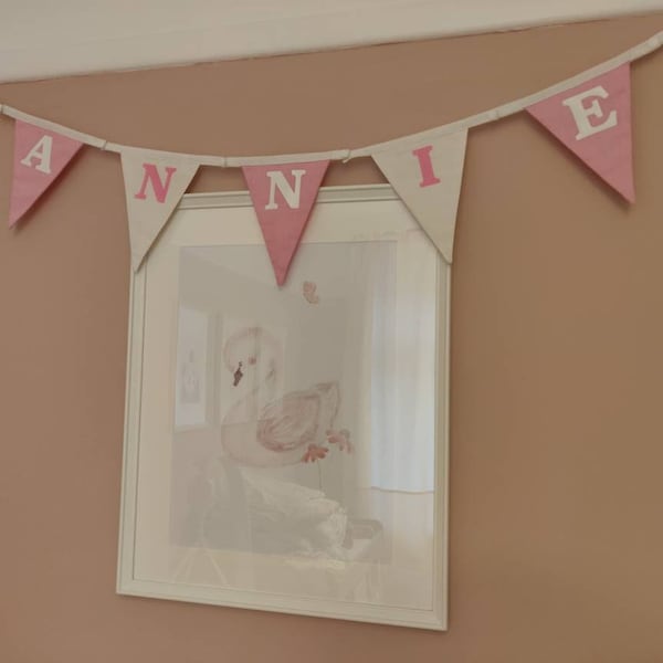 Personalised Bunting, Name Banner, Pick and Mix Alphabet Flags - Etsy