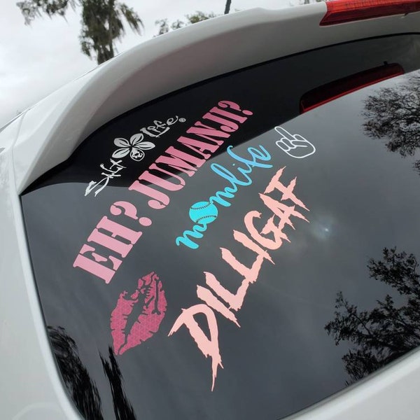 DILLIGAF Windshield Vinyl Decal Sticker D.I.L.L.I.G.A.F. Diesel Truck ...