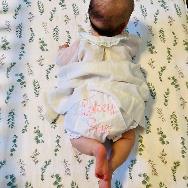 Personalized Baby Bloomers, Monogram Baby Girl Bloomers, QUICK SHIP ...