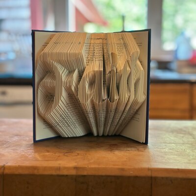 Book Folding Pattern FAITH 280 Folds Tutorial With Simple Pattern Heart ...