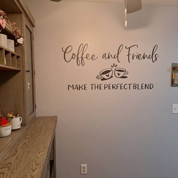 Coffee Wall Decal - Coffee Vinyl Wall Decal - Coffee Decal- Coffee ...