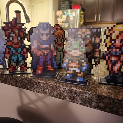 Mike Tyson's Punch-out Sprites Nintendo Video Game Inspired - Etsy