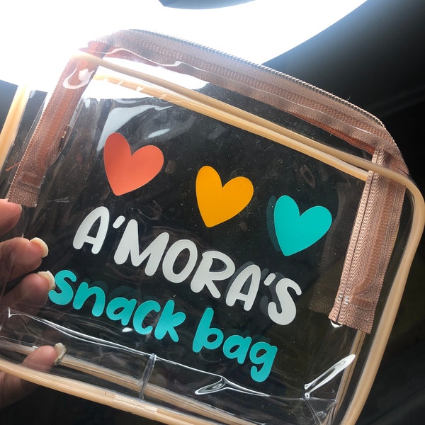 Kids Snack Bag, Diaper Bag, Personalized Snack Bag, Toddler, Baby Bag ...