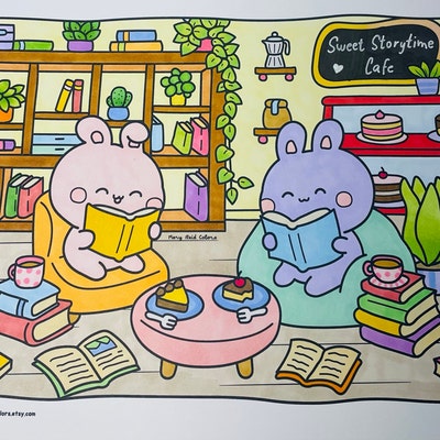 Kawaii Coloring Book, Doodle Coloring Pages, Kawaii Coloring Pages ...