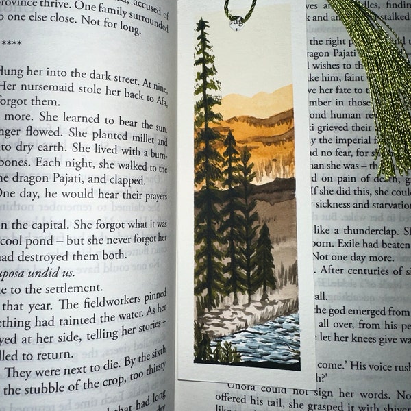 Watercolor Beach Scene Bookmark I Handpainted Bookmark - Etsy