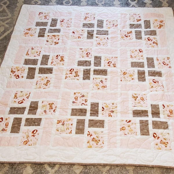 Beginner Quilt Pattern Paper Copy of Oasis Quilt Pattern for Beginners ...
